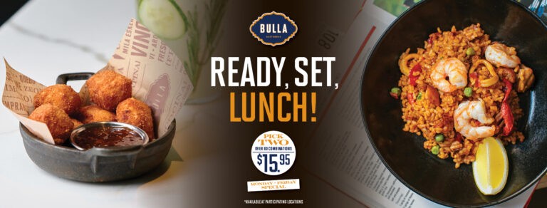 PICK-TWO LUNCH – $15.95 – Bulla Gastrobar